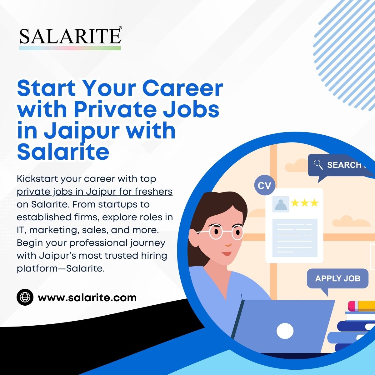 Start Your Career with Private Jobs in Jaipur with Salarite Jobs and Career By Vinaysalarite